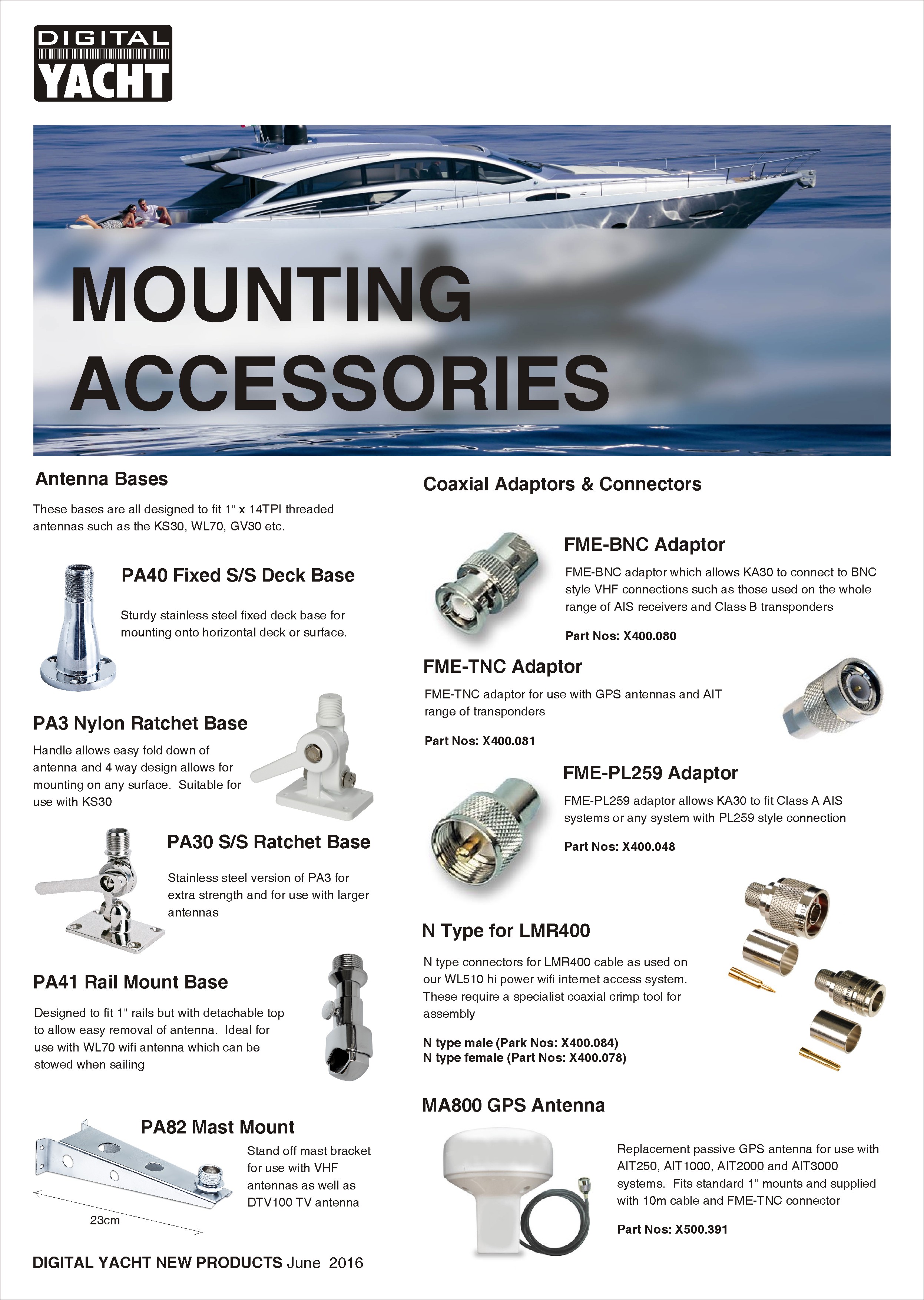 AIS Antennas & Accessories - Digital Yacht News