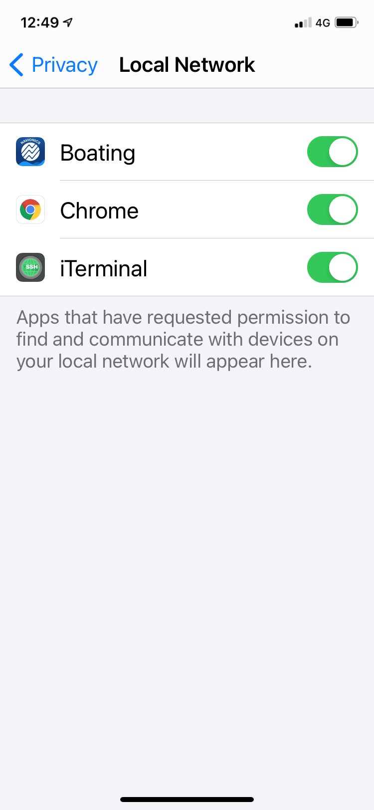 New Privacy setting on iOS 14 stops UDP and TCP data - Digital Yacht News