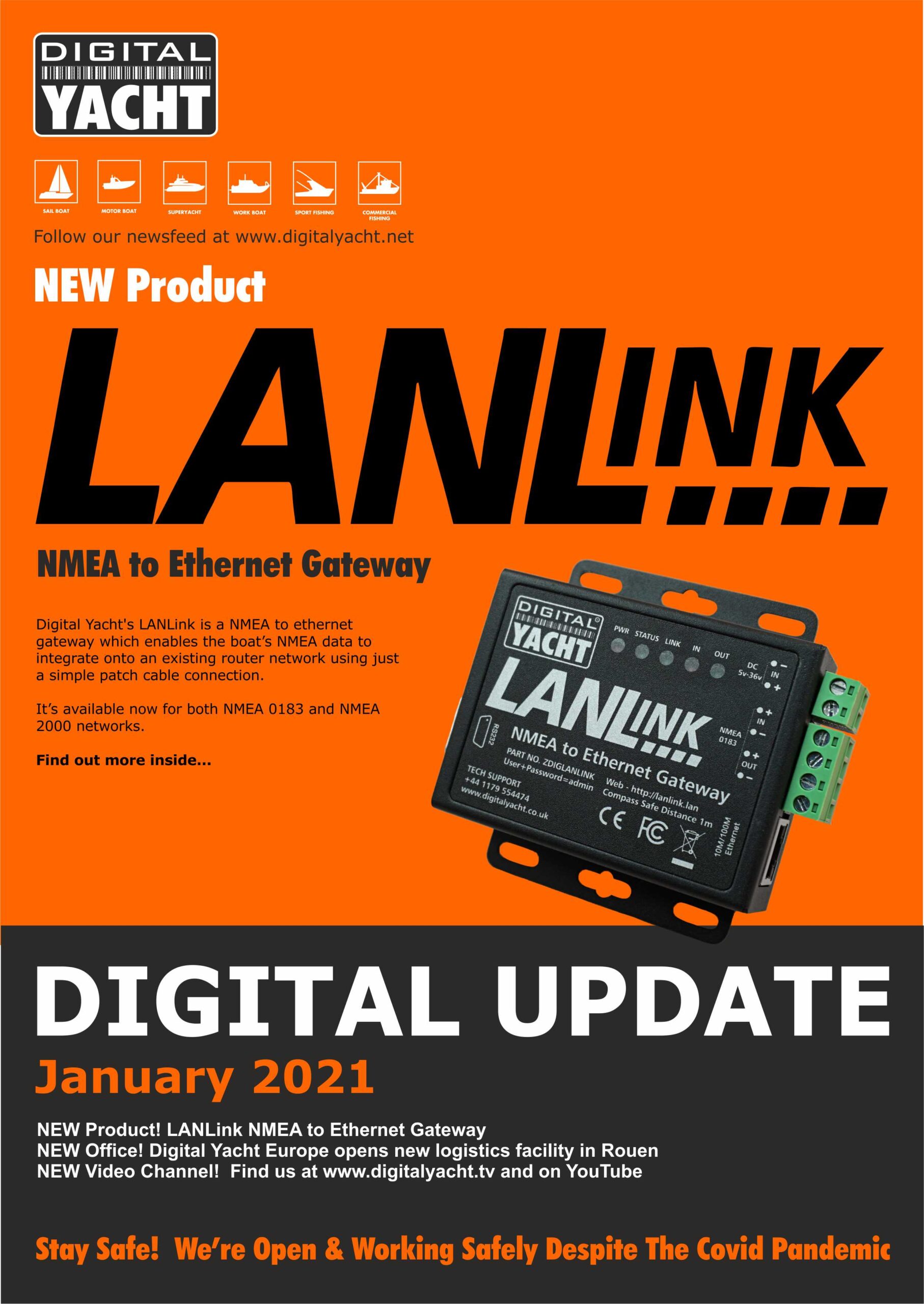 Digital Update January 2021 Now Available - Digital Yacht News