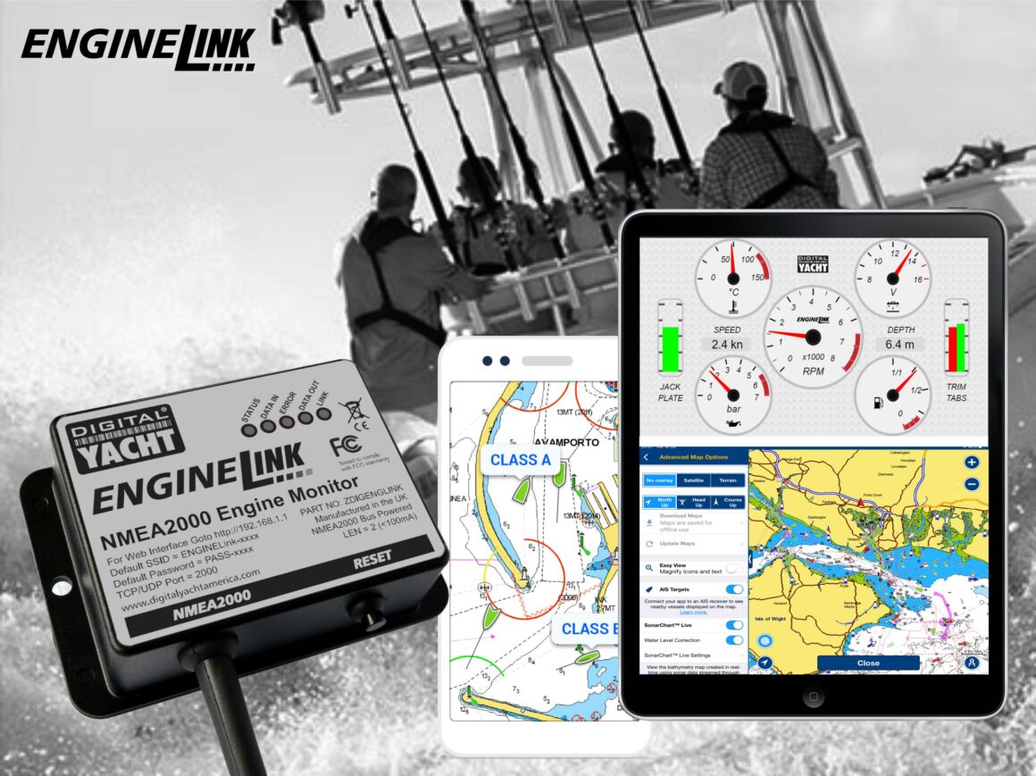 Monitor your boat engine on a tablet, phone or PC with EngineLink ...