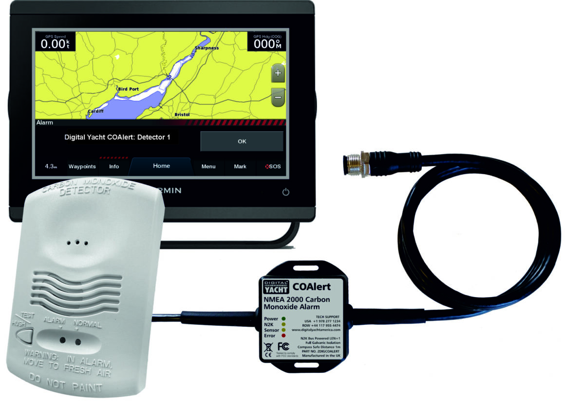 Digital Yacht introduce CO Alert carbon monoxide alarm with NMEA 2000 ...