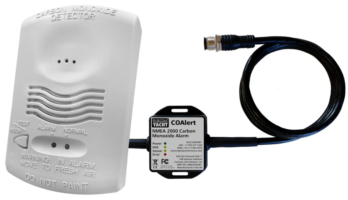Digital Yacht introduce CO Alert carbon monoxide alarm with NMEA 2000 ...