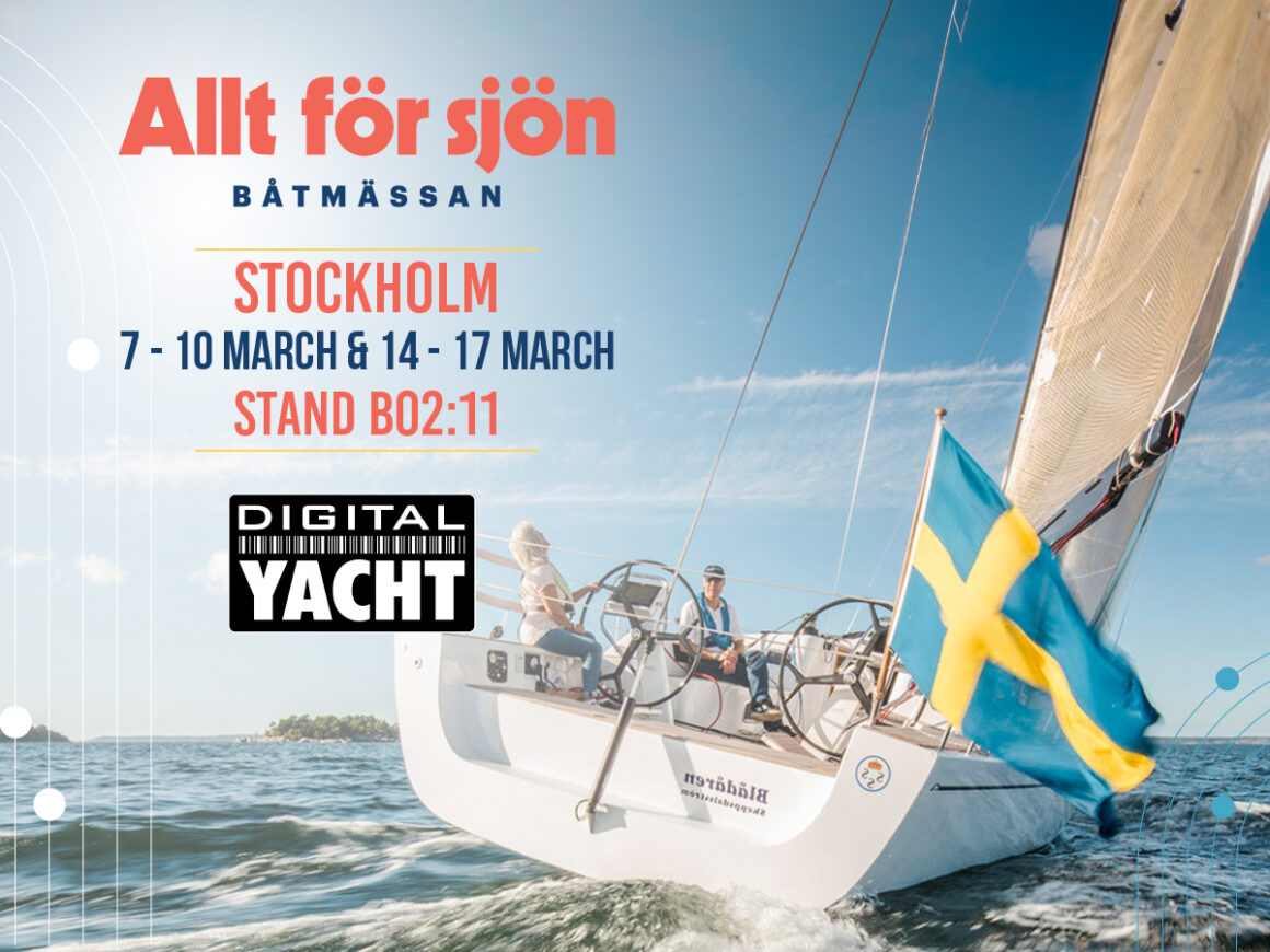 Digital Yacht's marine electronics at Båtmässan Allt för sjön 2024