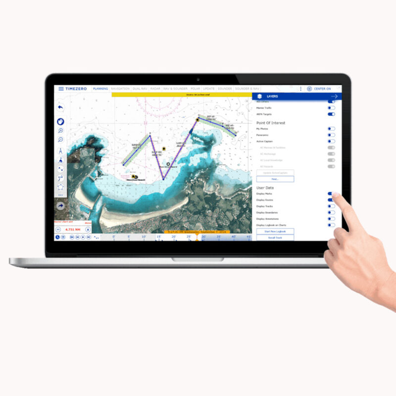 PC for TimeZero Navigation Software