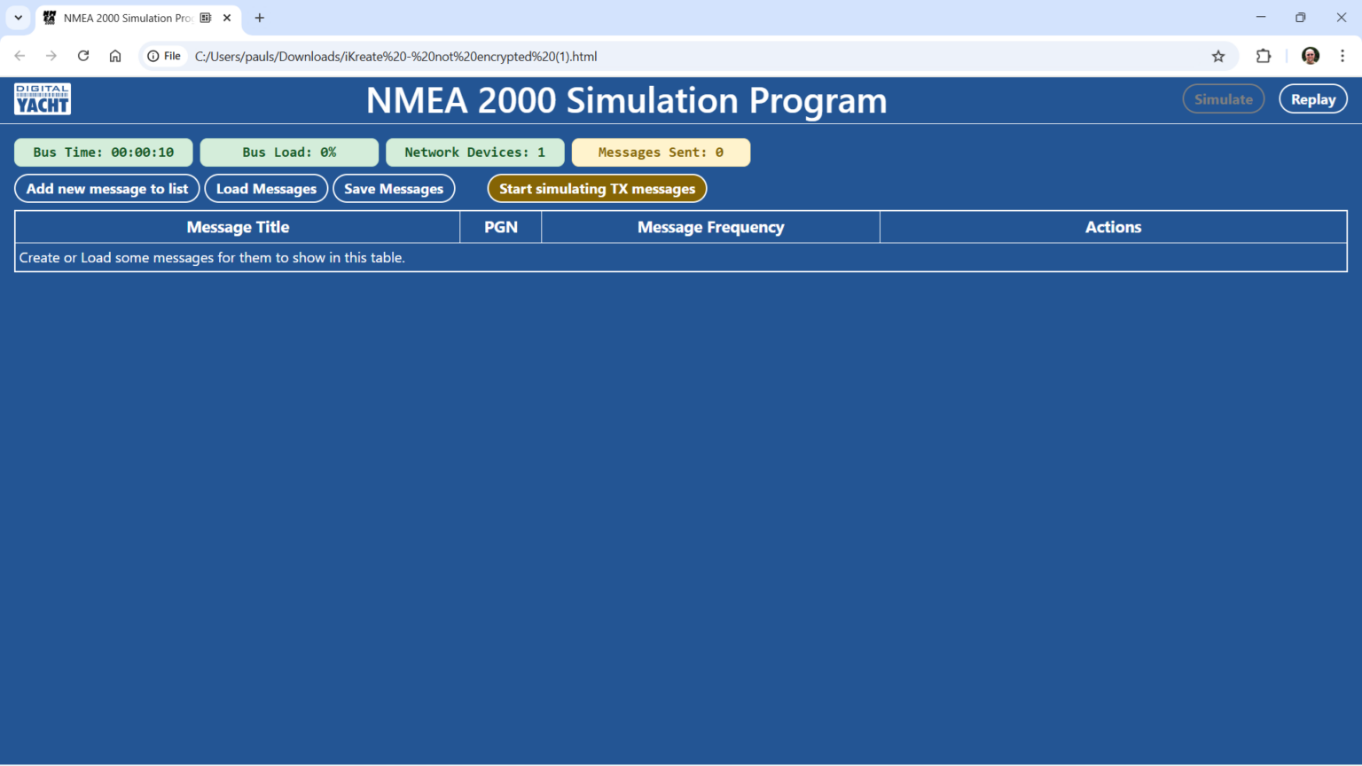 iKreate - the NMEA 2000 Simulation App - Digital Yacht News