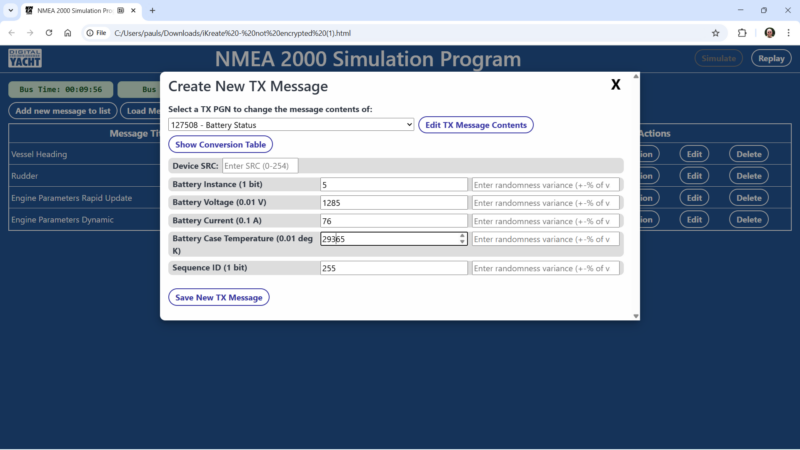 iKreate - the NMEA 2000 Simulation App - Digital Yacht News