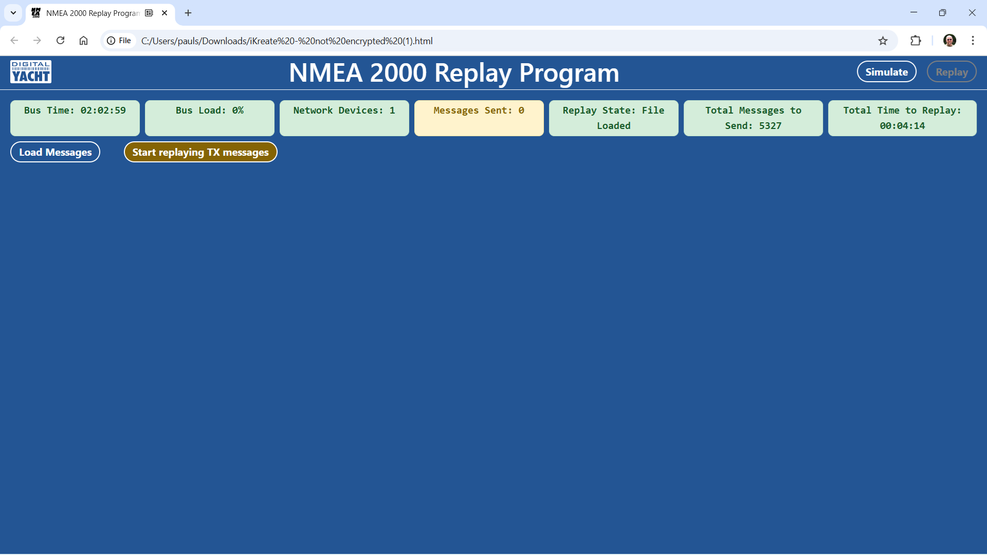 iKreate - the NMEA 2000 Simulation App - Digital Yacht News