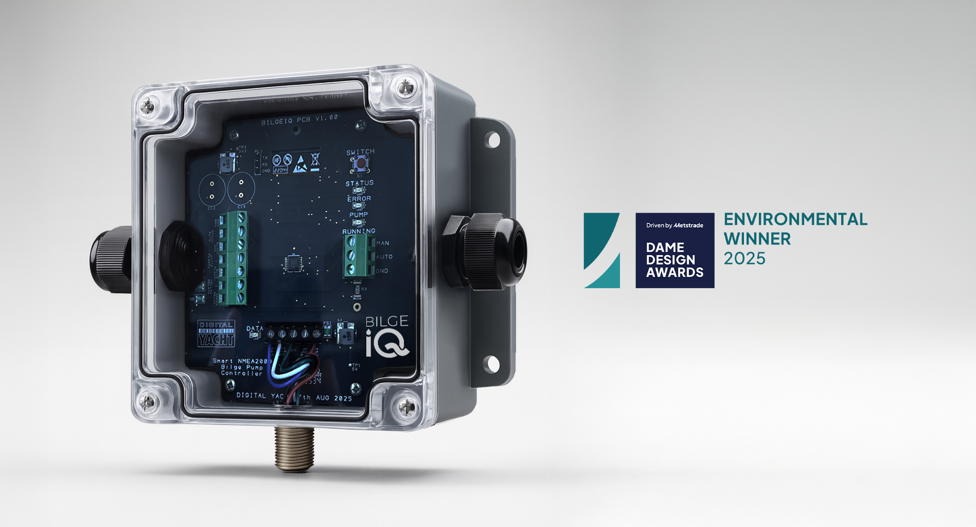 Bilge iQ Receives Double DAME Design Award at METS 2025 - Digital Yacht ...